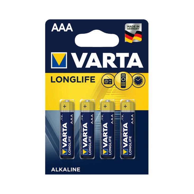 Varta alkalne mangan baterije AAA VAR-LR03/4BL