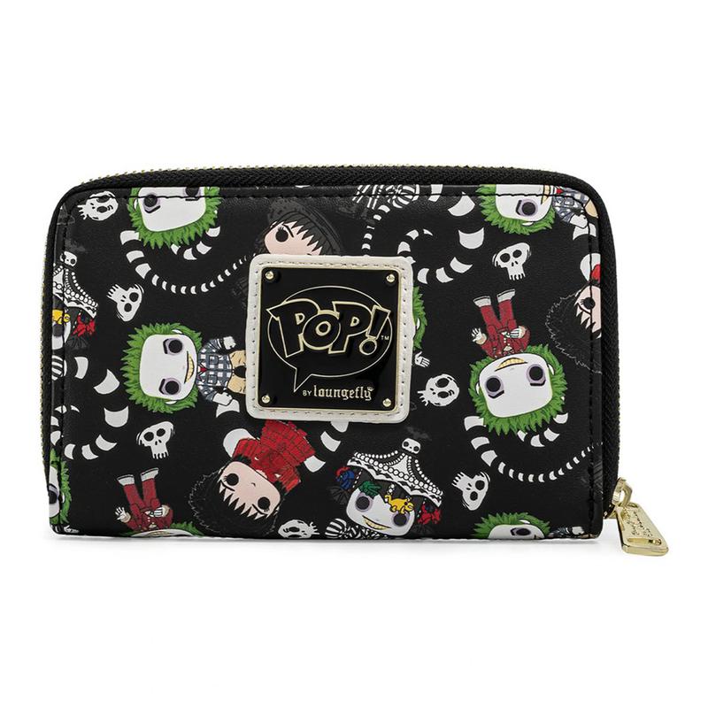 Loungefly Beetlejuice AOP Zip Around Wallet