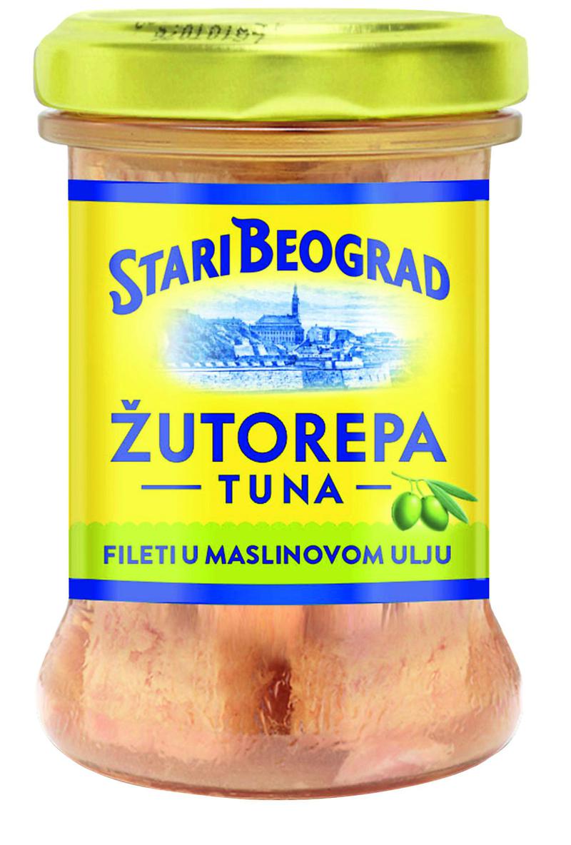 Tuna fileti Stari Beograd u maslinovom ulju 200g teglica