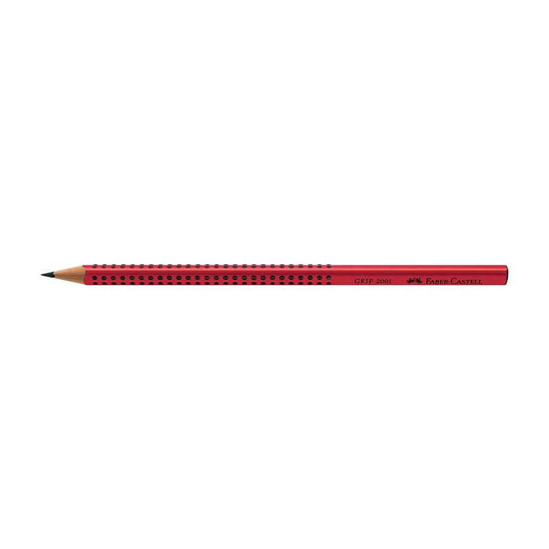 Faber Castell Grafitna olovka Faber Castel GRIP B 17021 (12604) crvena