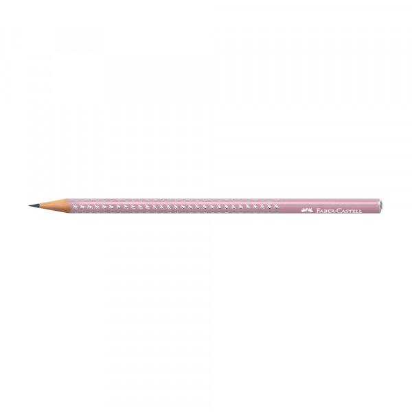 Faber Castell Grafitna olovka Faber Castel GRIP HB Sparkle 118234 pearl rose sh