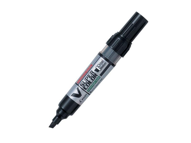 MARKER PILOT V SUPER COLOR KOSI VRH CRNI