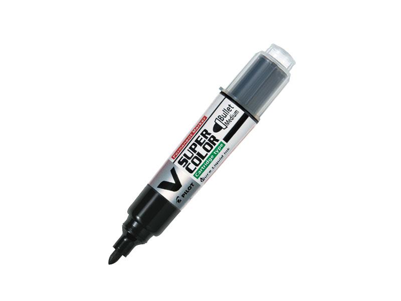 MARKER PILOT V SUPER COLOR OK.VRH CRNI