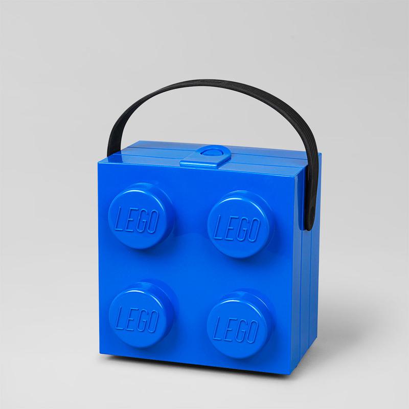 LEGO kutija za užinu sa ručkom: Plava