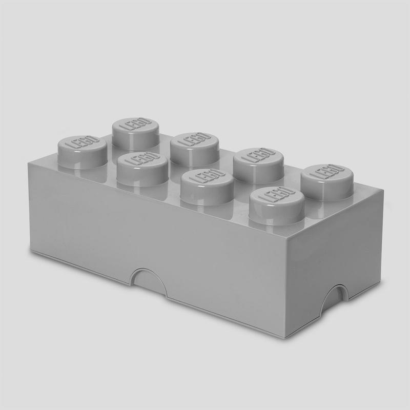 LEGO kutija za odlaganje (8): Tamno siva