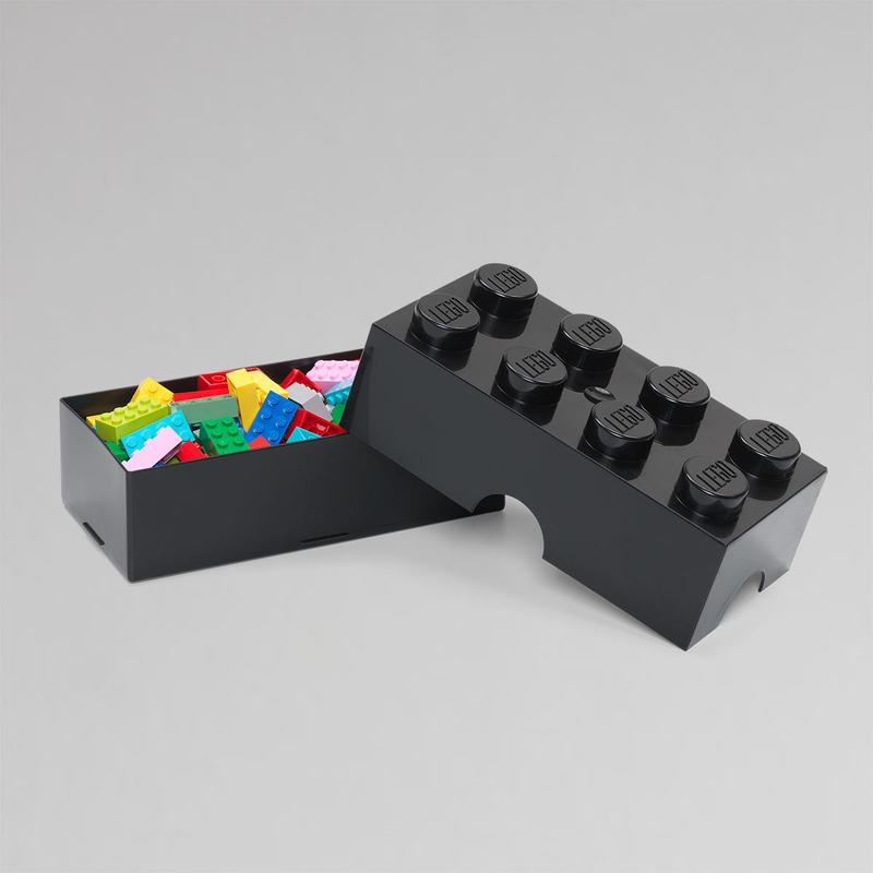 LEGO kutija za odlaganje ili užinu, mala (8): Crna