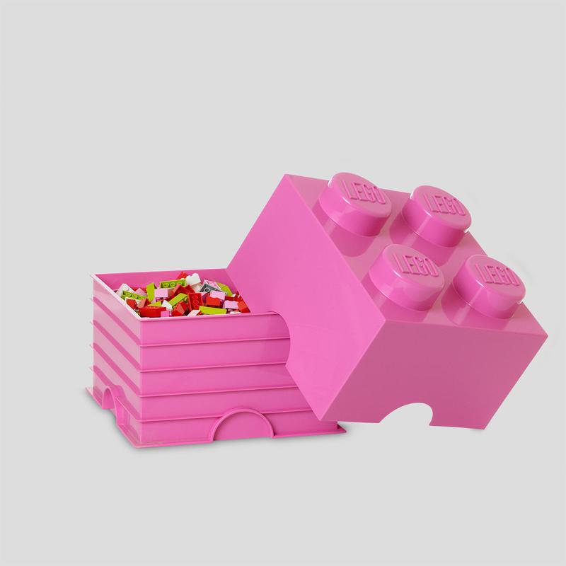 LEGO kutija za odlaganje (4): Jarko ljubičasta
