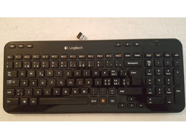 Logitech K360 Unifying COMPACT glossy black Tastatura s