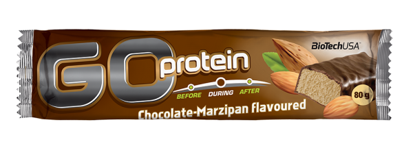 BioTech USA Go Protein Bar 80 g Čokolada-marcipan