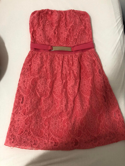 Roze top haljina