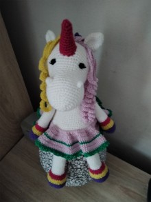 Amigurumi igračke jednorog