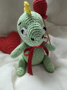 Amigurumi igračke dinosaurus dino