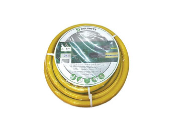 Baštensko armirano pvc crevo 1" 25M - žuto/zeleno