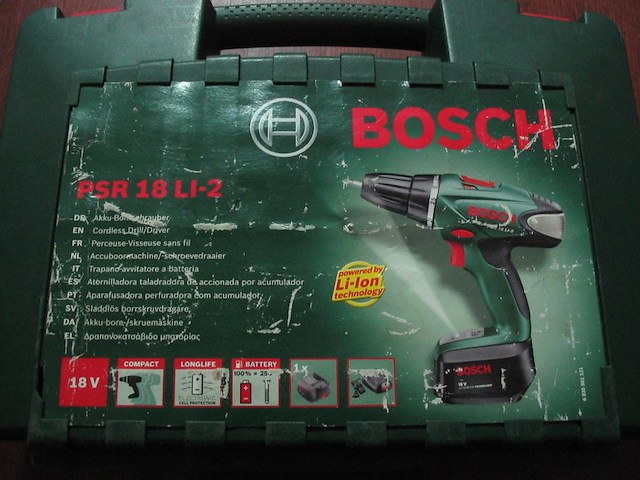 Aku busilica Bosch PSR 18 Li-2