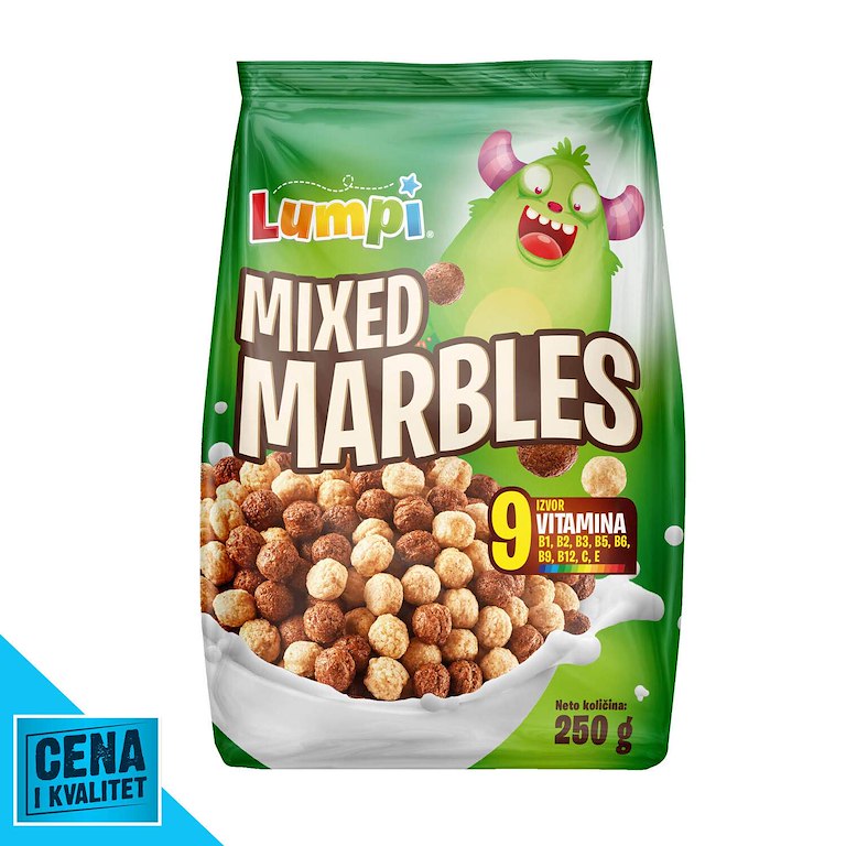 Lumpi pahuljice mix marbles 250g lumpi