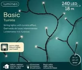 Novogodišnje lampice za spoljnu i unutrašnju upotrebu 18m 240 LED LUMINEO
