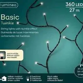 Novogodišnje lampice za spoljnu i unutrašnju upotrebu Multicolor 27m 360 LED LUMINEO