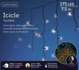 Novogodišnje LED lampice za spoljnu i unutrašnju upotrebu Ledenice 7.5m LUMINEO