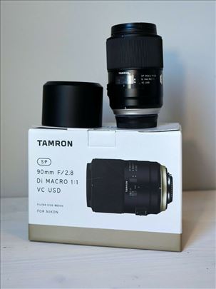 Tamron 90mm f/2.8 SP VC USD Macro (F017) - kao NOV
