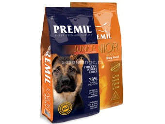 Premil hrana za štence velikih rasa Super Premium Junior 2.5kg