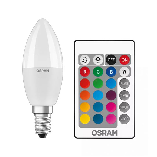 Sijalica RGB sa daljinskim E14 5.5W 2700k Dim Osram O30853