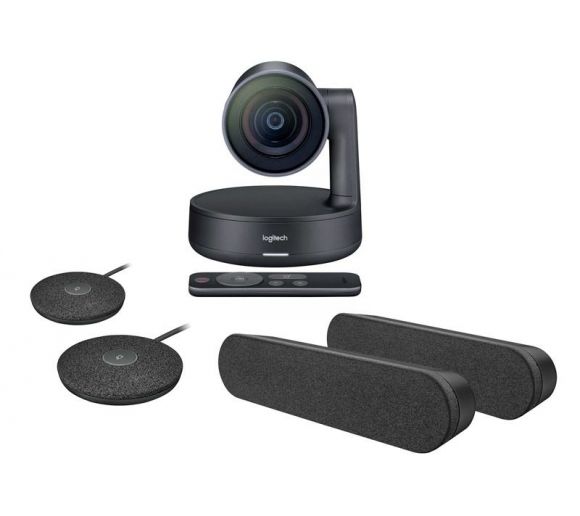 Logitech - Logitech Rally Plus Ultra HD Video Conferencing Webcam
