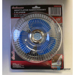 VENTILATOR ZA KOLA 12V 6" ŠTIPALJKA