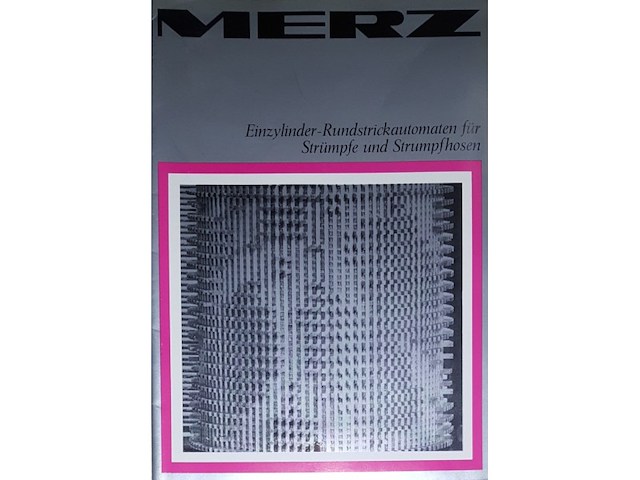 Brošura Za Mašine `MERTZ` Germany