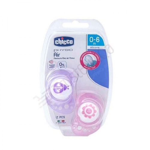 Chicco laža Physio Air sil. roze 0-6m, 2kom