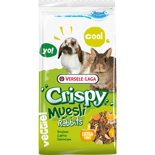 Versele-Laga CRISPY MUESLI RABBITS 400 g, kompletna hrana za zrečeve