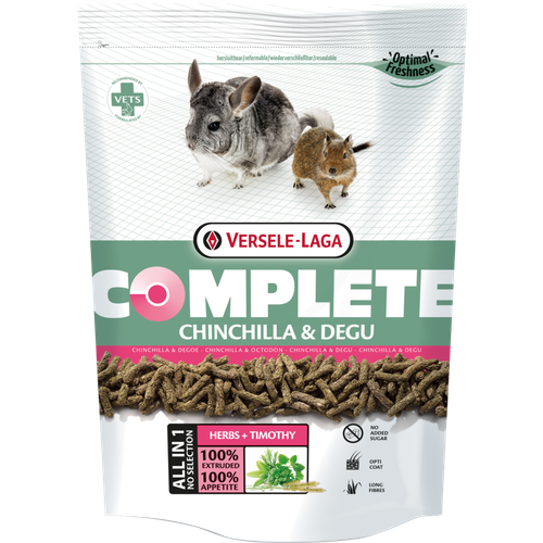 Versele-Laga Complete CHINCHILLA&DEGU 500 g, hrana za činčilu i degua