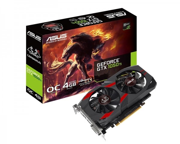 ASUS nVidia GeForce GTX 1050Ti 4GB CERBERUS-GTX1050TI-O4G