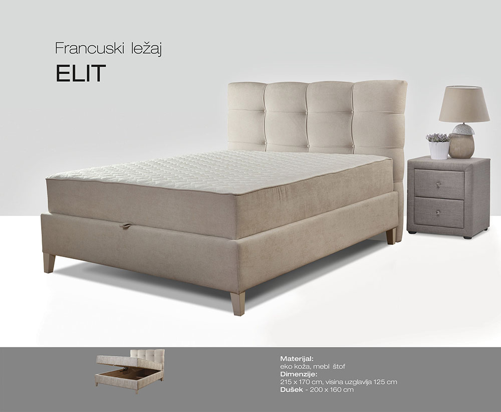 Francuski ležaj Elit