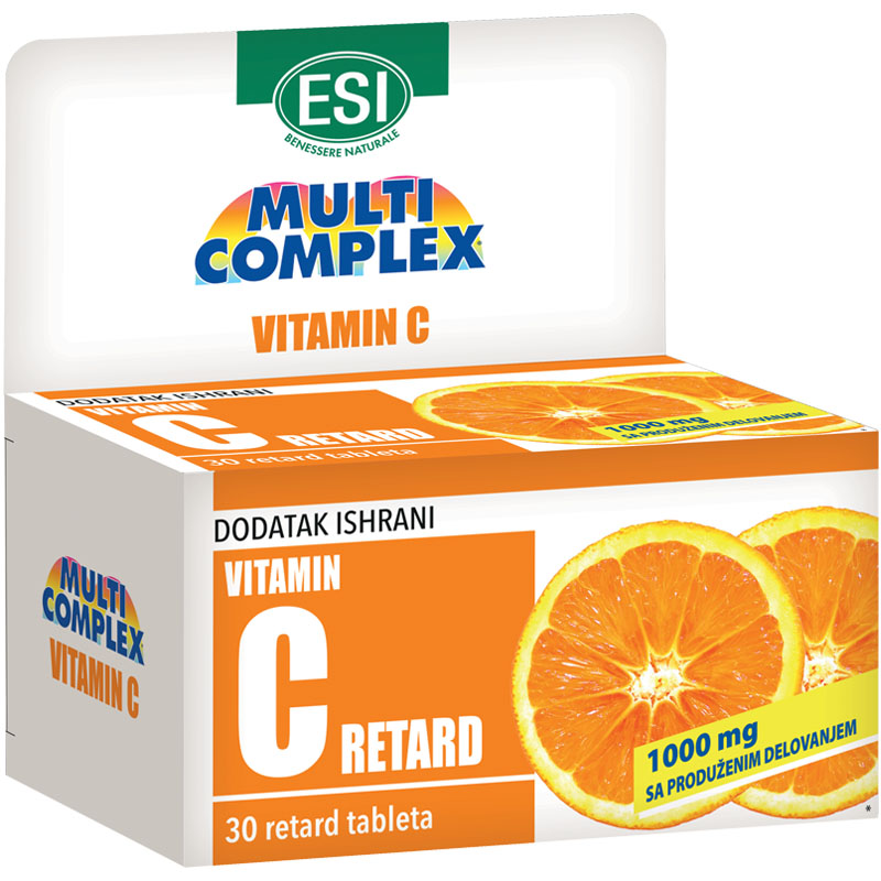 VITAMIN C retard 1.000 mg, 30 tableta