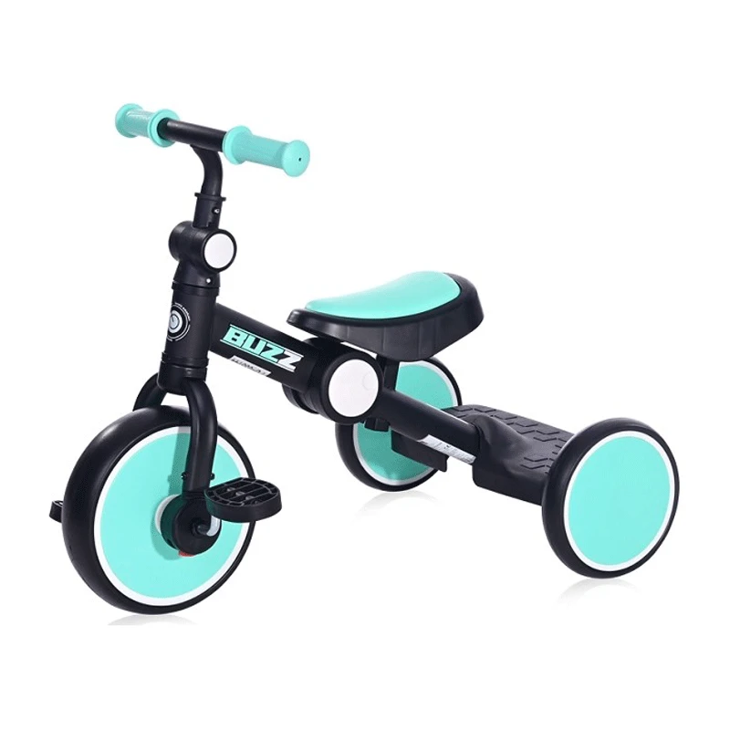 Lorelli tricikl za decu Buzz Black/Turquoise Foldable, 3g+