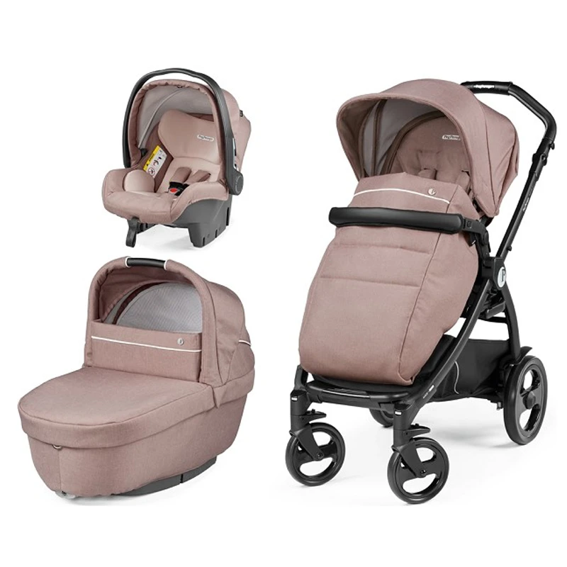 Peg Perego kolica za bebe 3u1 Book Smart Rosette, 0m+