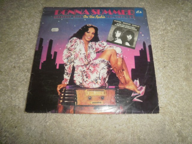 Donna Summer , on the radio.....2 x LP