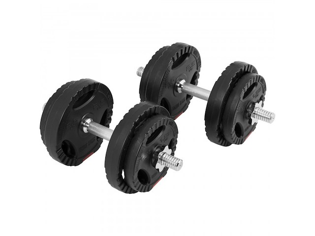 GORILLA SPORTS Set od 2 podesive bučice (Ukupno 20 kg)