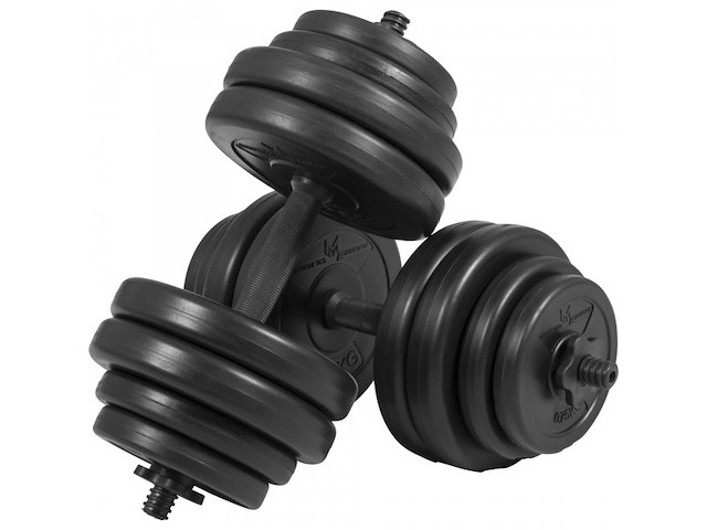 GORILLA SPORTS Set od 2 podesive bučice (Ukupno 30 kg)