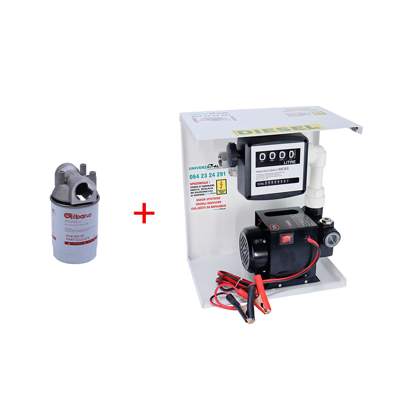 Set za pretakanje dizel goriva Univerzal Premium 12V Strong Battery 50l/min