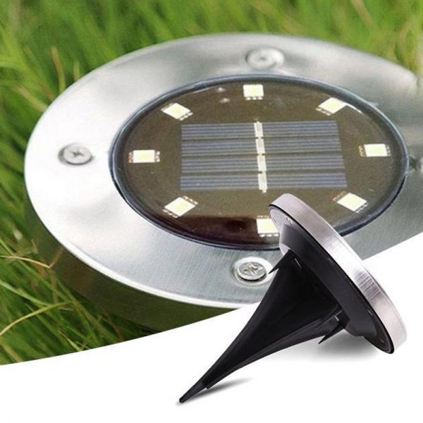 4 Solarne Disk Lampe