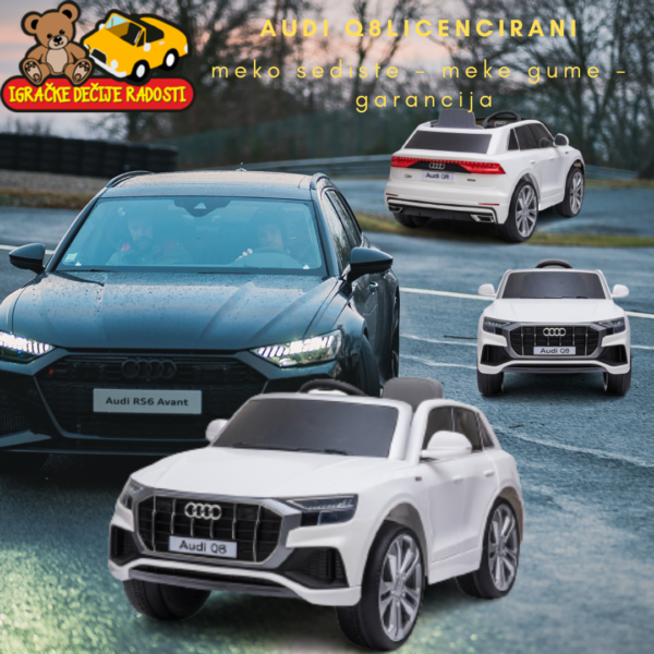 AUDI Q8 LICENCIRANI MEKE GUME I SEDISTE