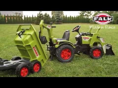 FALKT TOYS TRAKTOR NA PEDALE 1010W CLAAS