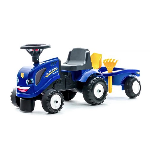 Traktor guralica New Holland sa grabljom i lopaticom FALK TOYS 280