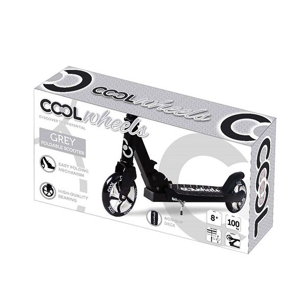 TROTINET 100KG NOSIVOST COOL WHEELS SIVA I ROZE BOJA