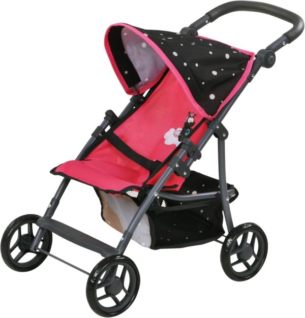 KOLICA KNORR TOYS Liba Nici Theodor Carbon 54x35x44cm