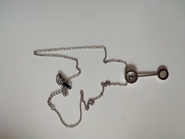 Dvostrana ogrlica od hirurškog čelika