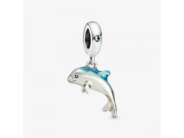 Privezak Delfin za pandora narukvicu srebro s925
