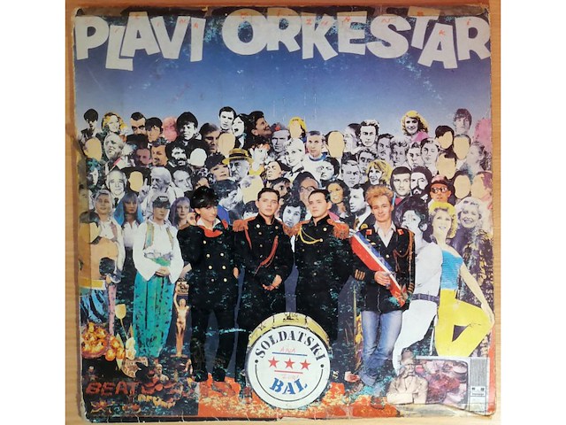 LP PLAVI ORKESTAR - Soldatski bal (1985) 2. press, G+/G