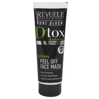 REVUELE Peel-off maska za lice sa bambusovim ugljem REVUELE Pure Black D-tox 80ml